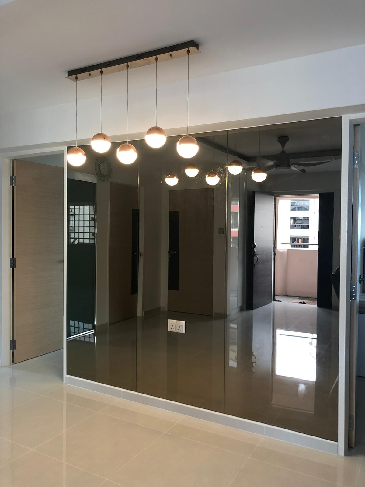 Dining Feature Wall Mirror - Maxter Glass Pte Ltd